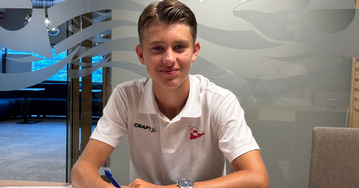 Lukas Lisac (15) har signert proffkontrakt med FFK / Fredrikstad