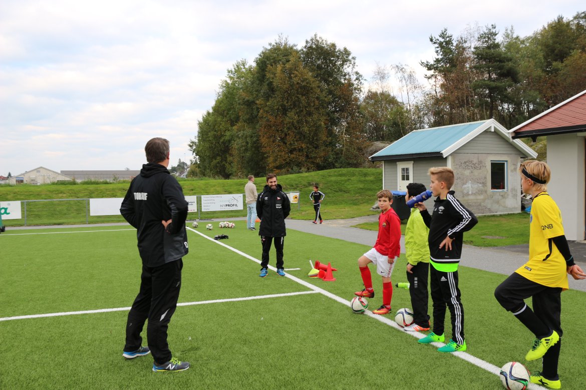 Tomas Pereira besøkte Torp IF / Fredrikstad